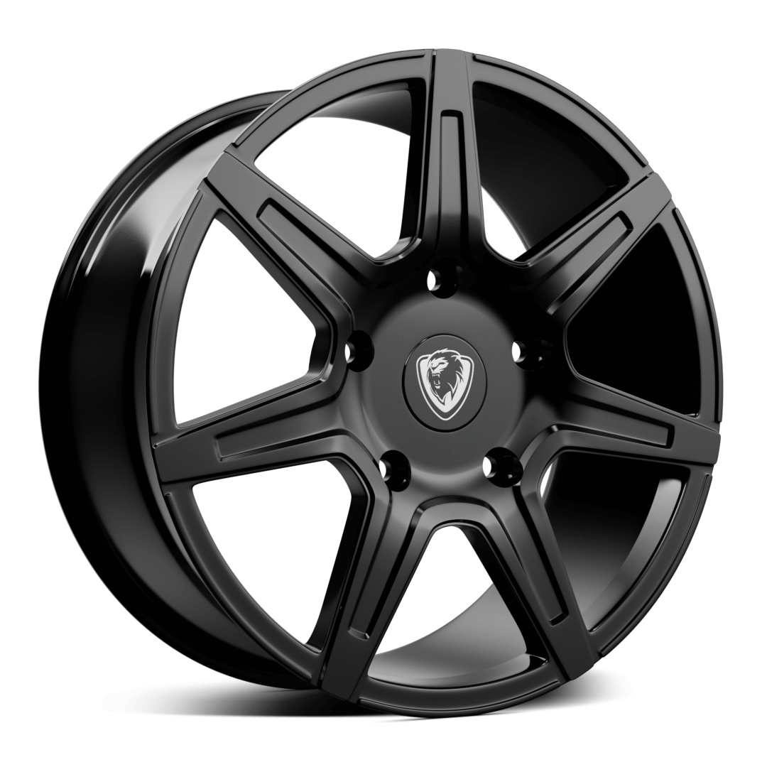 Cades Wheels Brute Alloy Wheel 18" x 8" ET50 Gloss Black - 4x4 Tyres