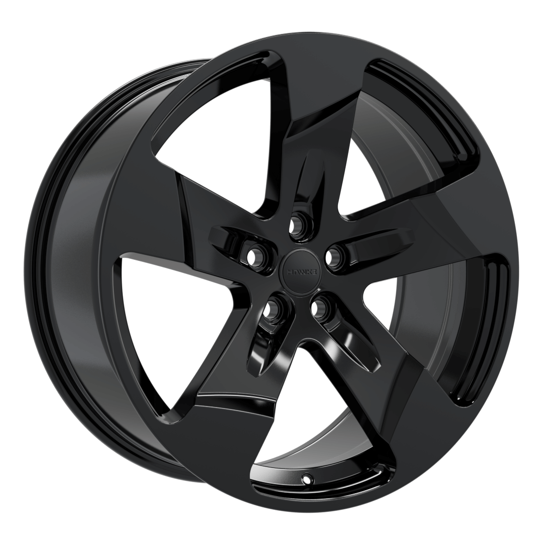 Hawke Wheels Five Tooth Alloy Wheel 22" x 10" ET35 Black - 4x4 Tyres
