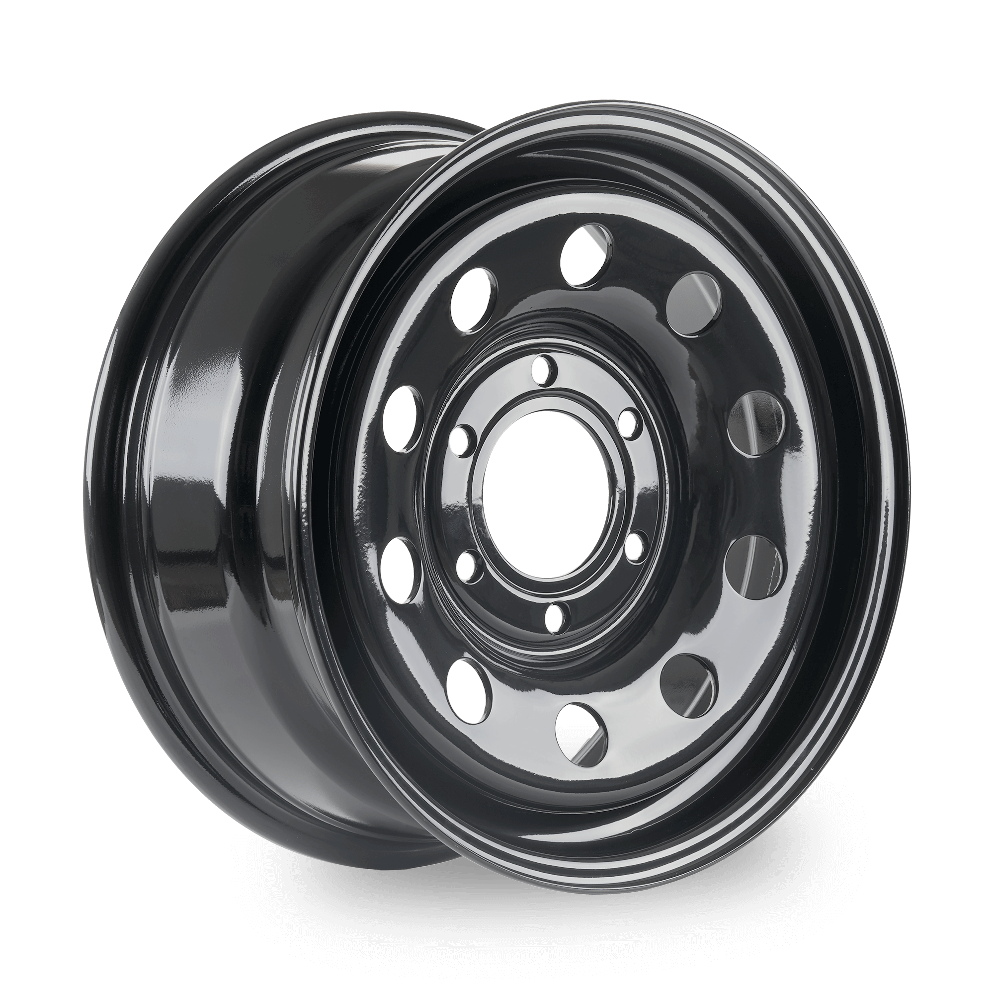 Tuff Torque Modular Steel Wheel 16" x 7" ET8 Black - 4x4 Tyres