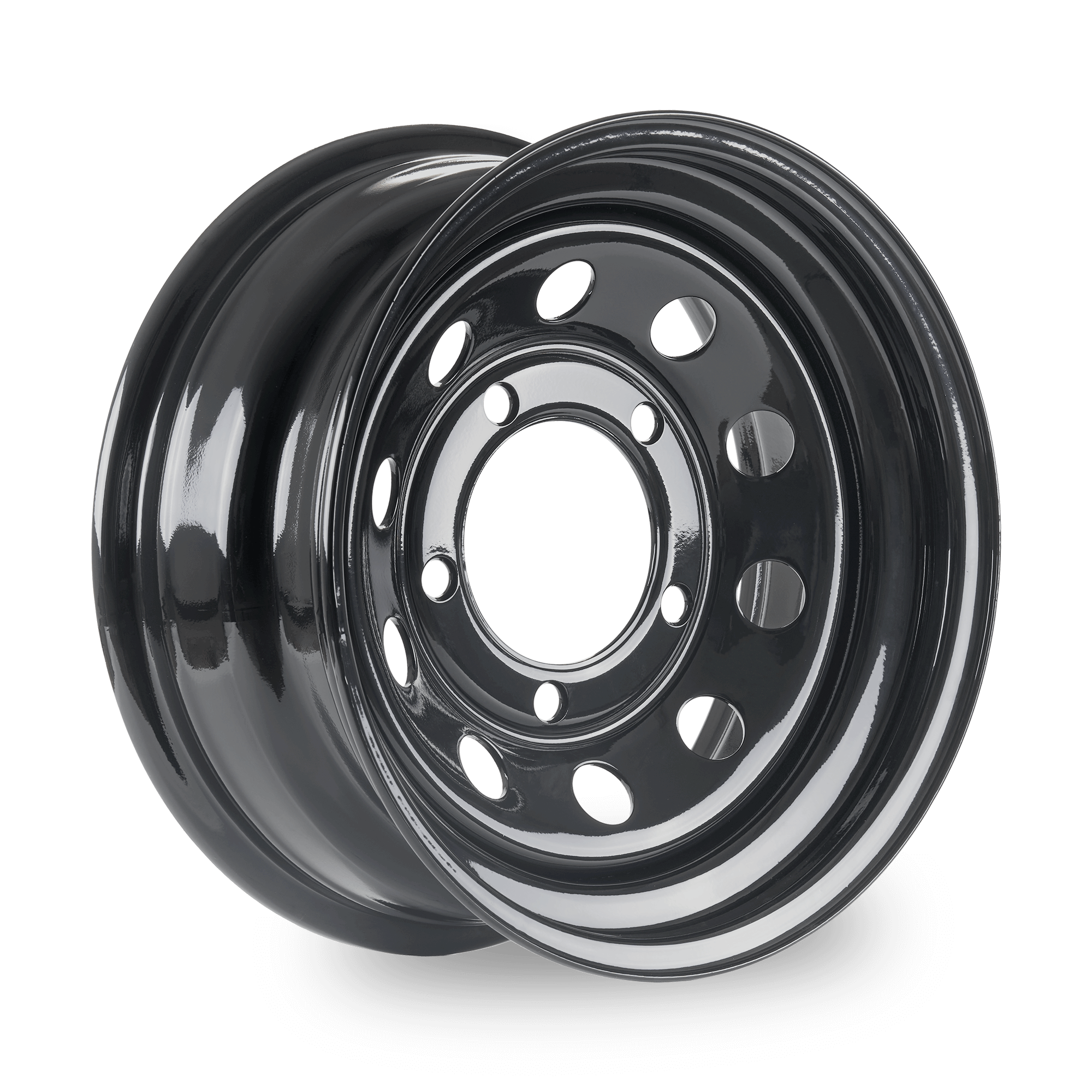 Tuff Torque Modular Steel Wheel 16" x 7" ET0 Black - 4x4 Tyres