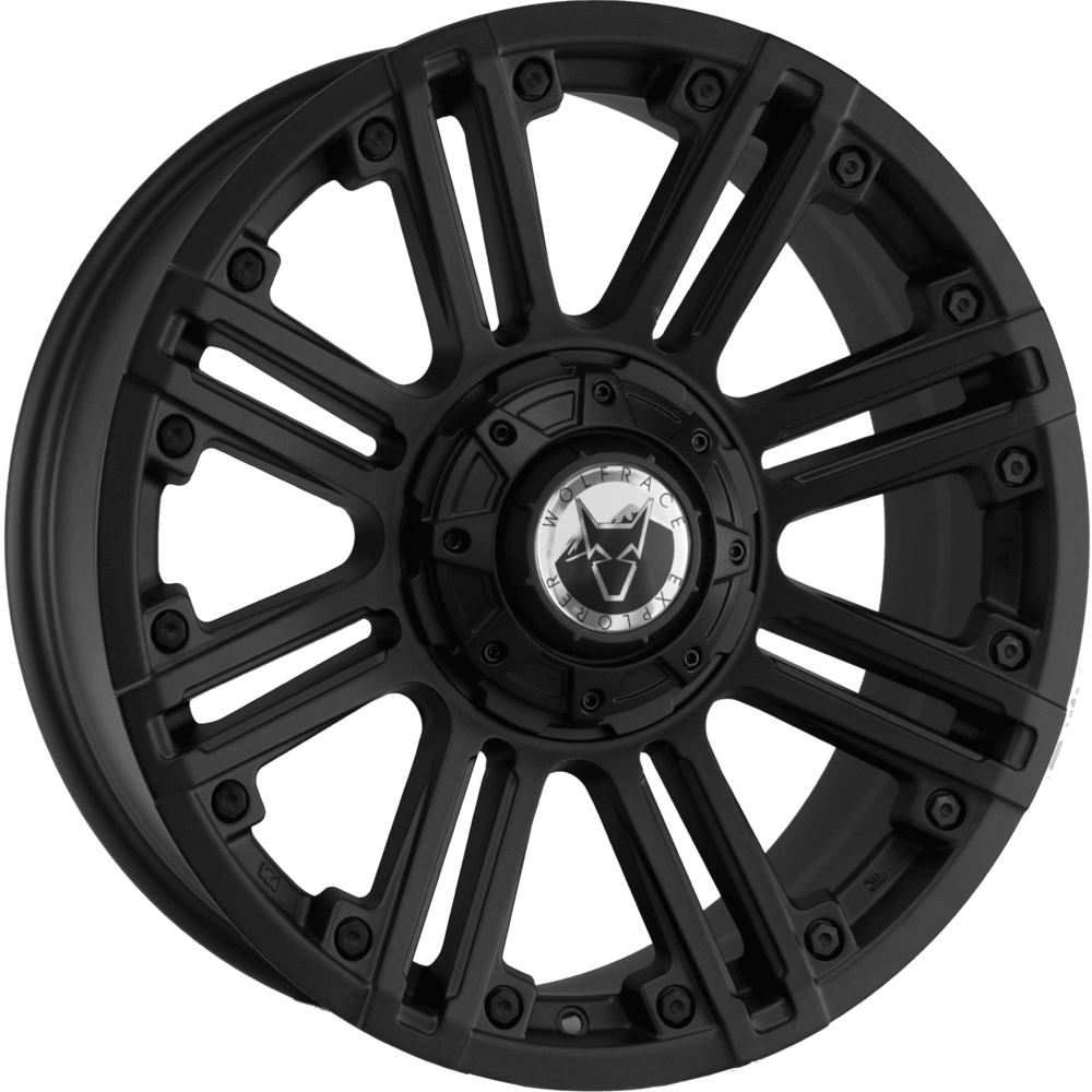 Wolfrace Explorer Amazon Matt Black Rivets Archives TyresaveTyresave